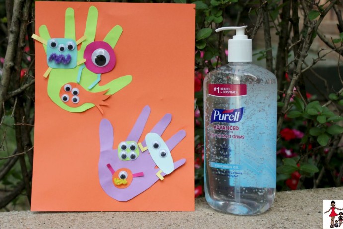 Icky Germs Craft For Kids - Adanna Dill