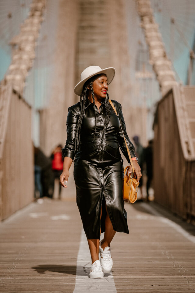 Faux Leather Fall Statement Pieces to Add to Your Wardrobe - Adanna Dill
