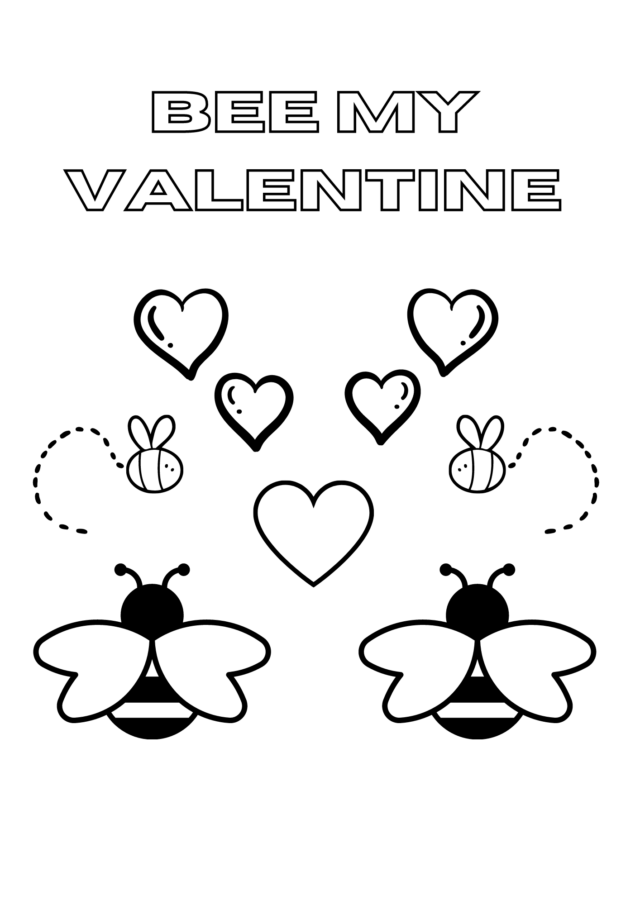 Valentine's Day Printable Color Pages